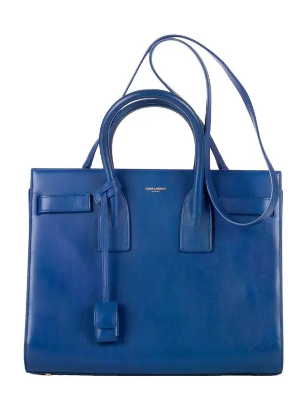 Saint Laurent 2010 Sac De Jour Handbag - Blue