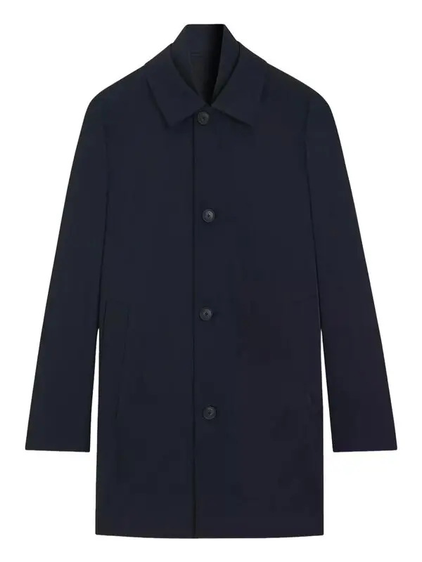 BOSS Buttoned Coat - Blue