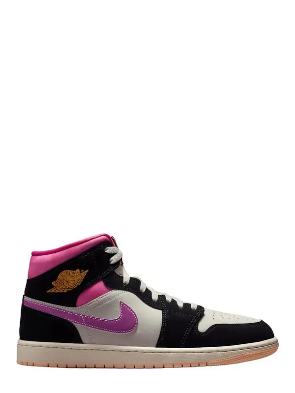JORDAN 1 Mid Se World Tour Sneakers - Black/sail/pinksicle