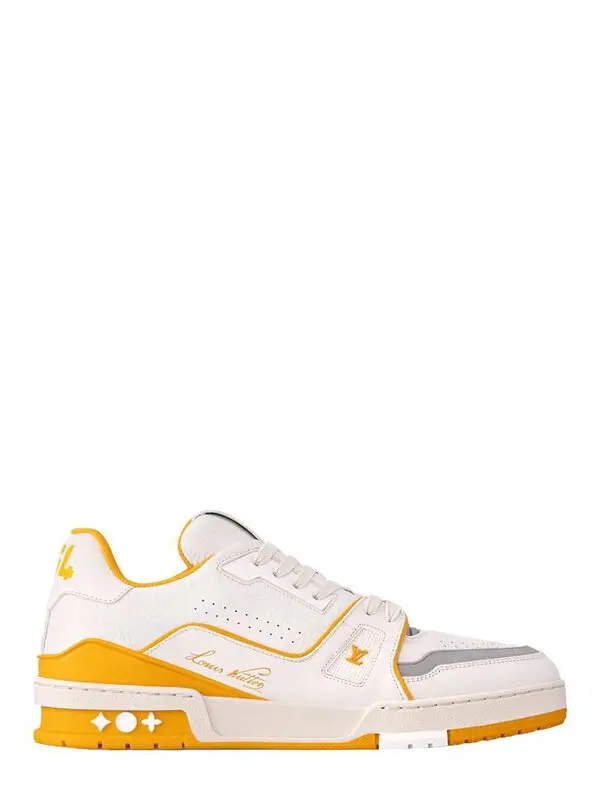 LOUIS VUITTON Trainer Scriptin Sneaker - White/yellow