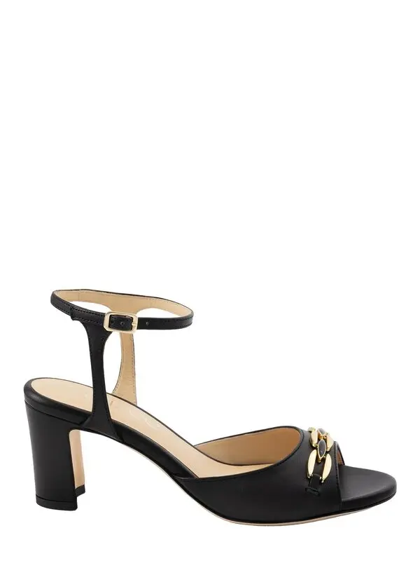ELIZEE Tessa Mid-heel Sandal - Black