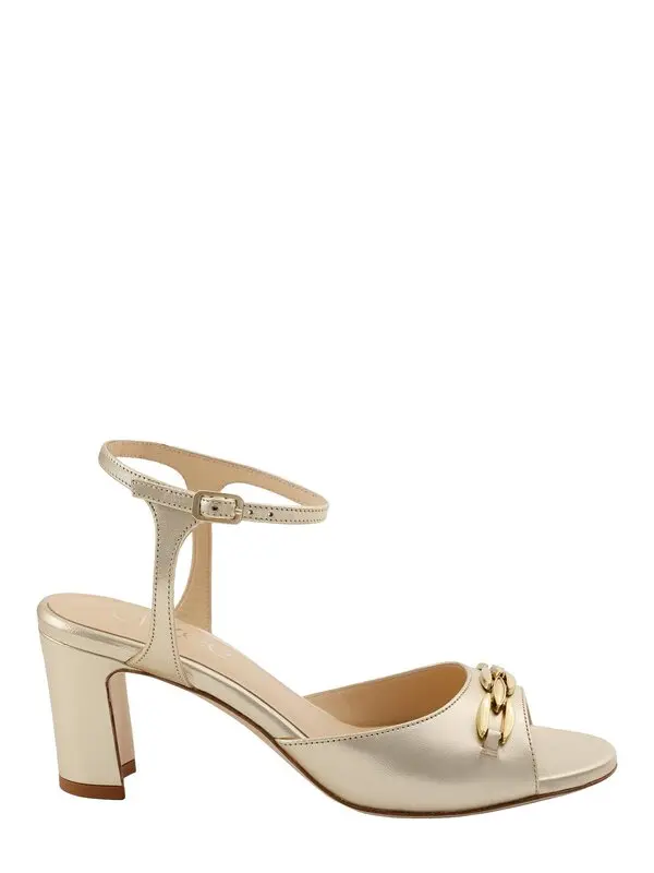ELIZEE Tessa Mid-heel Sandal - Champagne