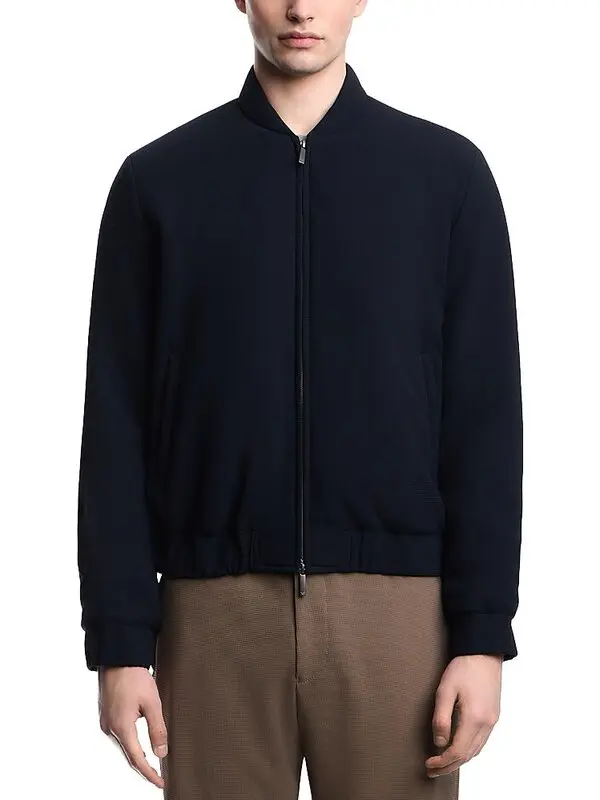 Emporio Armani Regular Fit Blouson Jacket - Vulcan