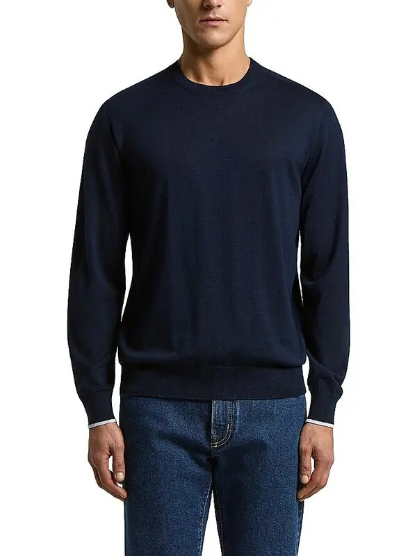 Peserico Crewneck Sweater - Deep Blue