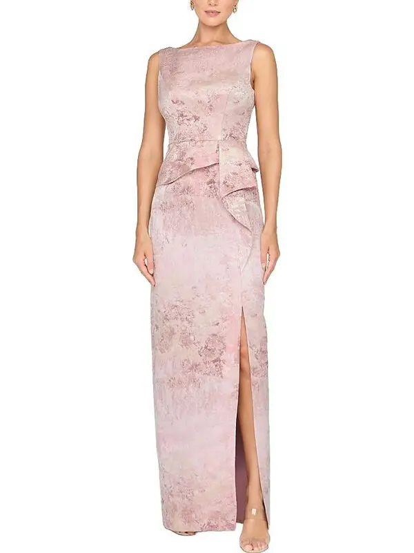 KAY UNGER Luciana Column Gown - Bloom