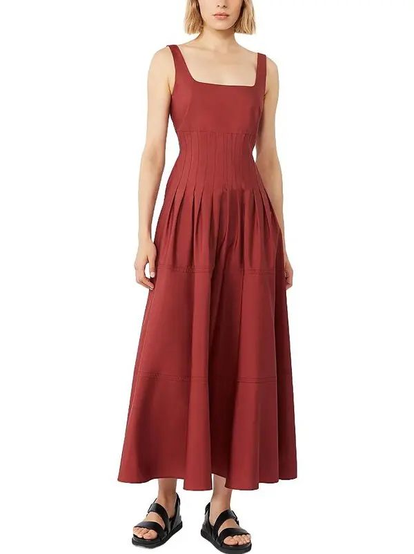 Max Mara Mstfeltre Sleeveless Dress - Brick Red