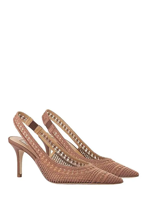 ARTEANA Trieste 75 Slingback Pumps - Terracotta