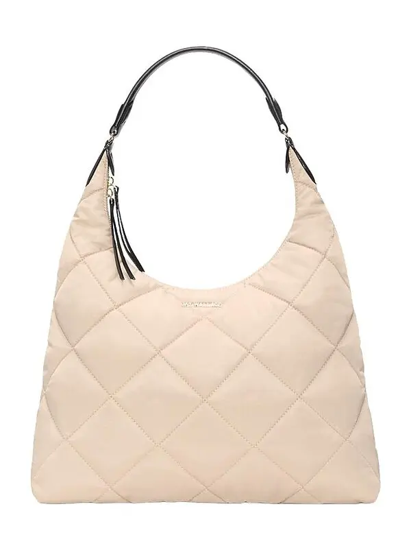 Mz Wallace Madison Large Shoulder Bag - Buff/black