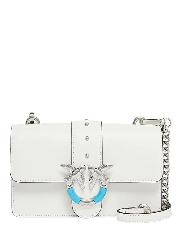 Pinko Love One Mini Leather Crossbody - Ze