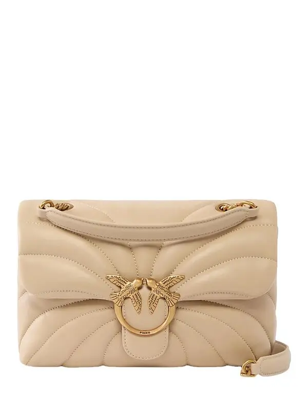 Pinko Love Puff Classic Quilted Leather Crossbody - Cq