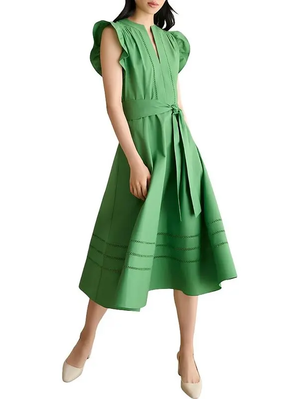 HOBBS LONDON Vanessa Dress - Apple Green