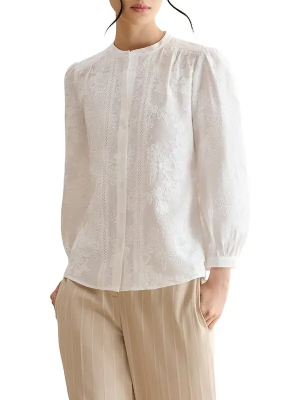 HOBBS LONDON Fallon Blouse - White