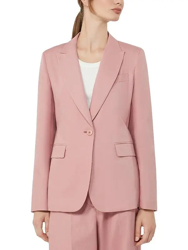 Max Mara Wkdorche Canvas Blazer - Antique Rose