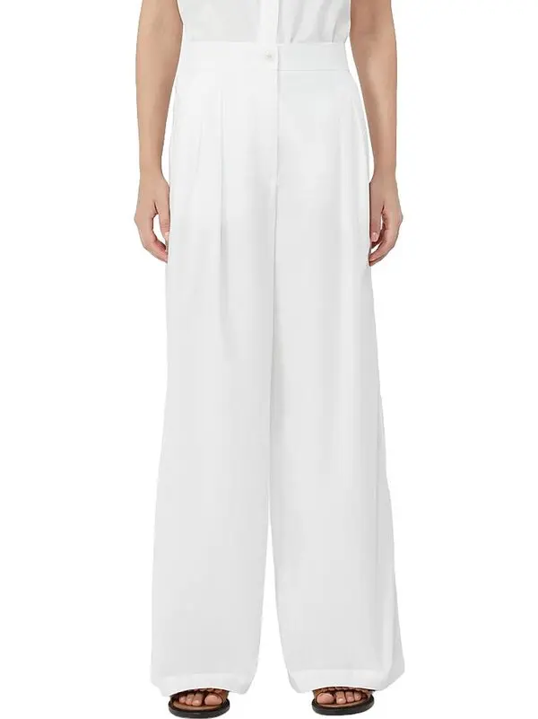 Max Mara Wkdbenda Pleated Pants - White