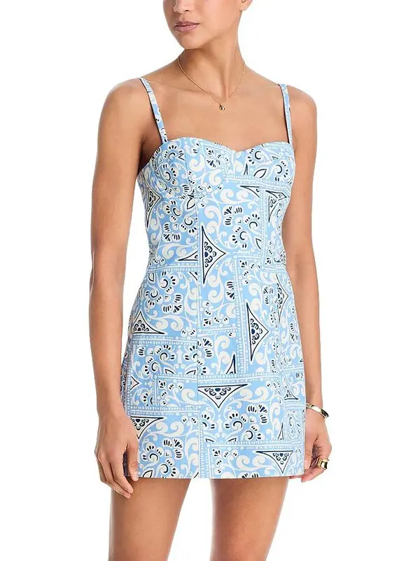 Cara Cara Claudine Mini Dress - Heart Tile