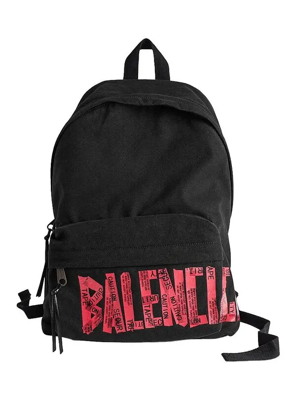 Balenciaga Tape Type Backpack - Black/red