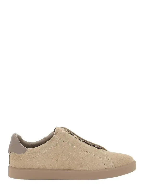 Boggi Milano Suede Leather Sneakers - Taupe