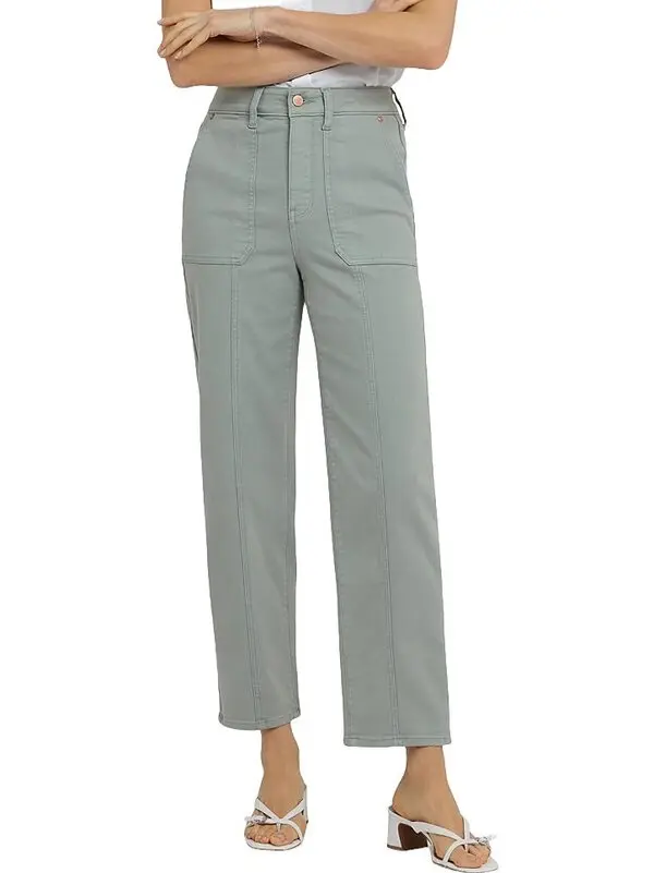 NYDJ Kasey Stovepipe Ankle Pants - Mistletoe