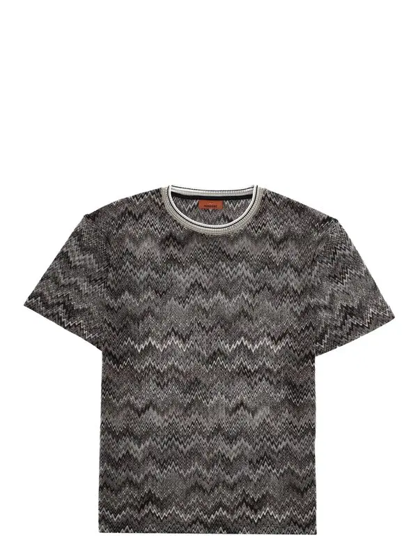 Missoni T-shirt In Cotone - Multicolour