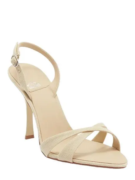 Jeffrey Campbell Marielle Slingback Sandal - Beige Canvas