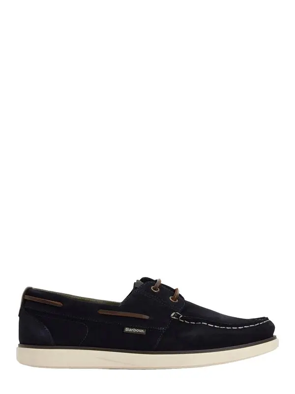 Barbour Rothley Boat Shoe - Navy Suede