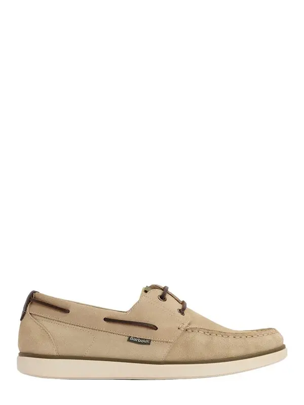 Barbour Rothley Boat Shoe - Taupe Suede