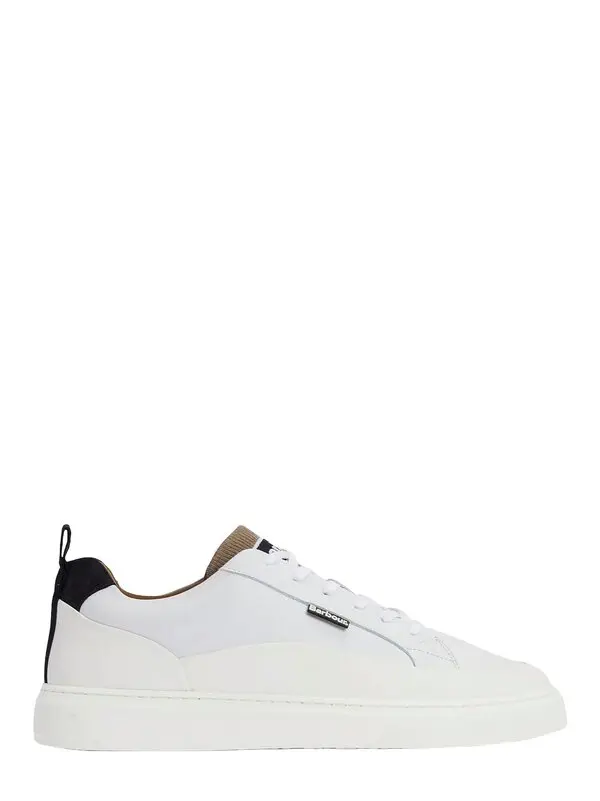 Barbour Stannington Trainer Sneakers - White/navy/trench