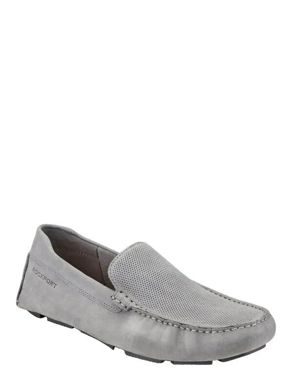 Rockport Rodger Driving Loafer - Light Gray