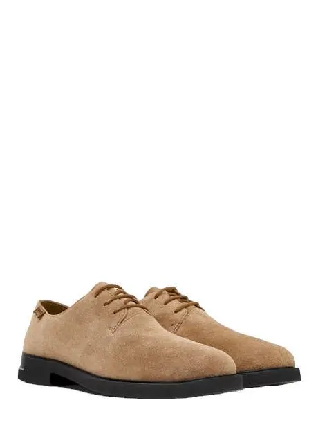 Camper Iman Suede Oxford - Medium Brown