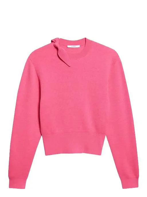 Givenchy Bow Detail Crewneck Sweater - Fuchsia