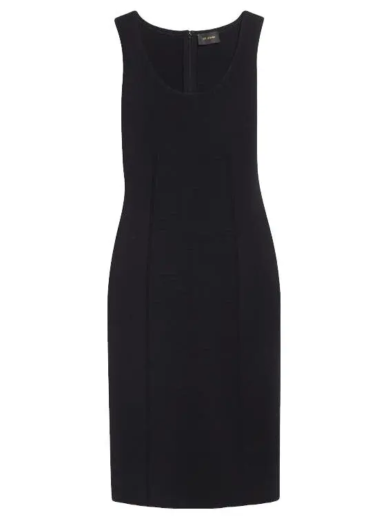 St. John Lynn Santa Roma Sweater Dress - Black