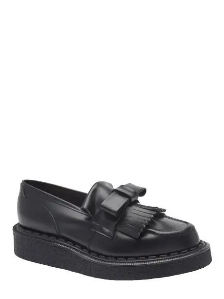 Comme Des Garçons X George Cox Ribbon Platform Loafer - Black