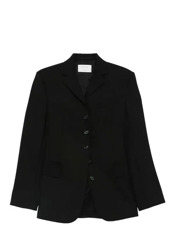 Max Mara Cosetta Buttoned Blazer - Black