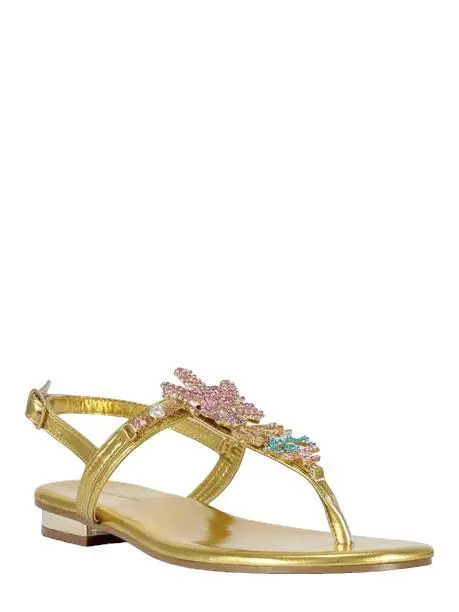 AZALEA WANG Nautia Sandal - Gold
