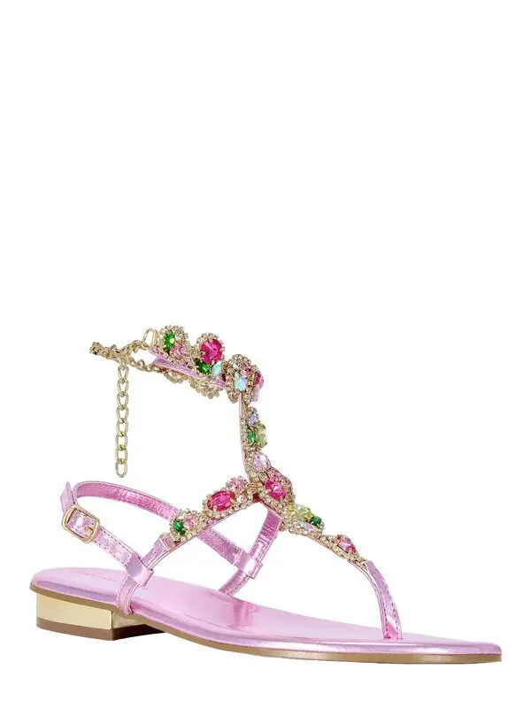AZALEA WANG Marinella Sandal - Pink