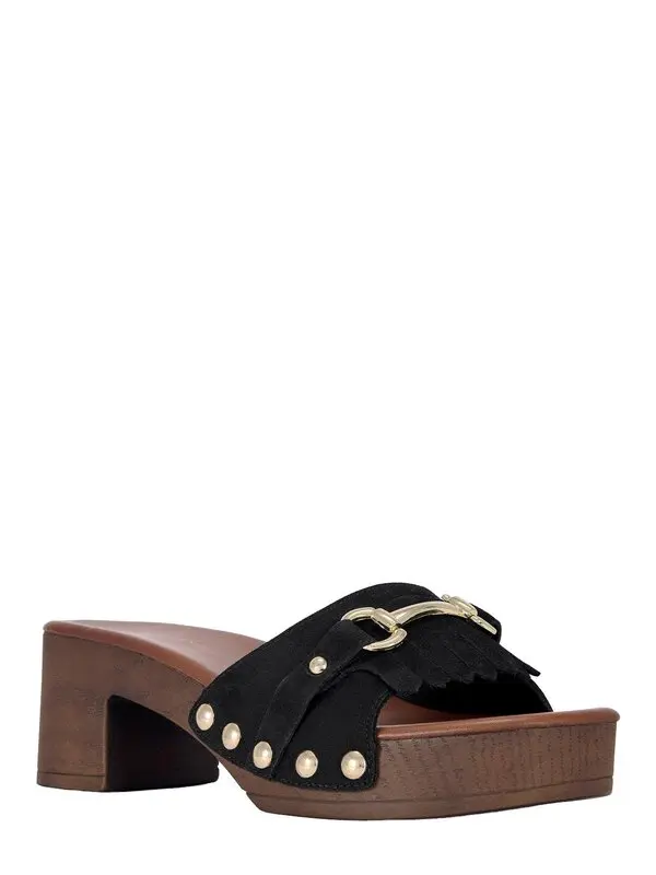 AZALEA WANG Epsilon Platform Sandal - Black