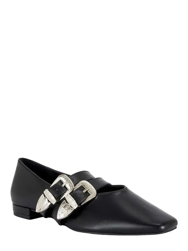 AZALEA WANG Marius Flat - Black