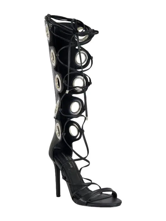 AZALEA WANG Agathon Gladiator Sandal - Black
