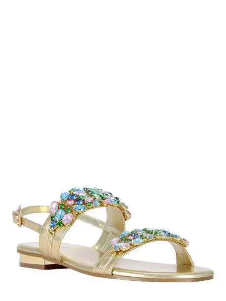 AZALEA WANG Moselle Sandal - Goldmulti