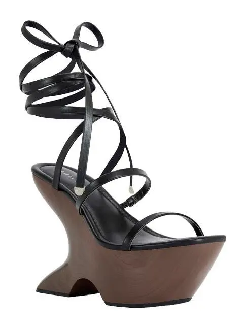 AZALEA WANG Onni Platform Sandal - Black