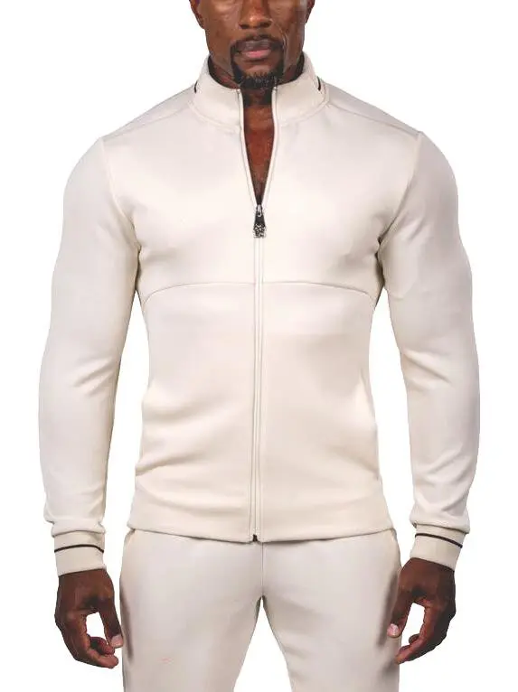 MACEOO Marthyr0001 Zip Sweatshirt - White