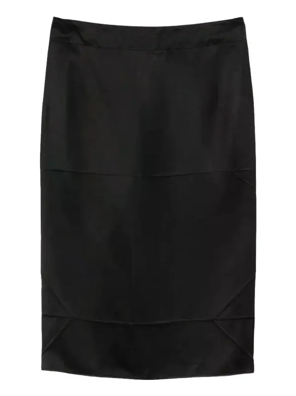 N°21 Midi Straight Skirt - Black