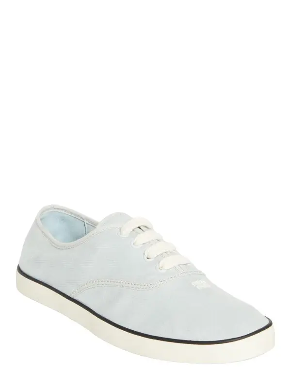 Miu Miu Low-top Canvas Sneakers - Blue