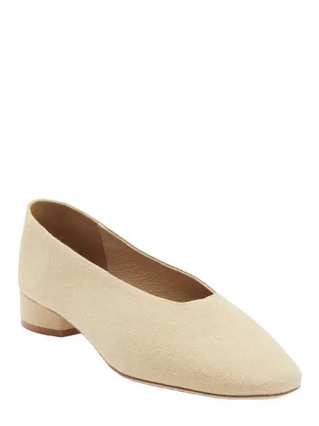Jeffrey Campbell Trustee Pump - Beige Canvas
