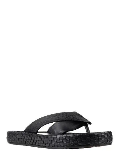 DONALD PLINER Dasara Platform Flip Flop - Black