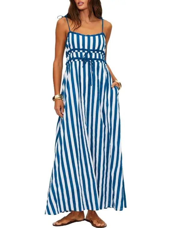 Beach Riot Levie Stripe Maxi Dress - Twilight Tides Stripes