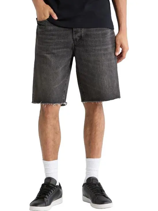 PURPLE BRAND Kamari Denim Cutoff Shorts - Black