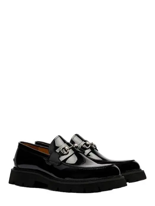 MARC NOLAN Blake Bit Loafer - Black Patent