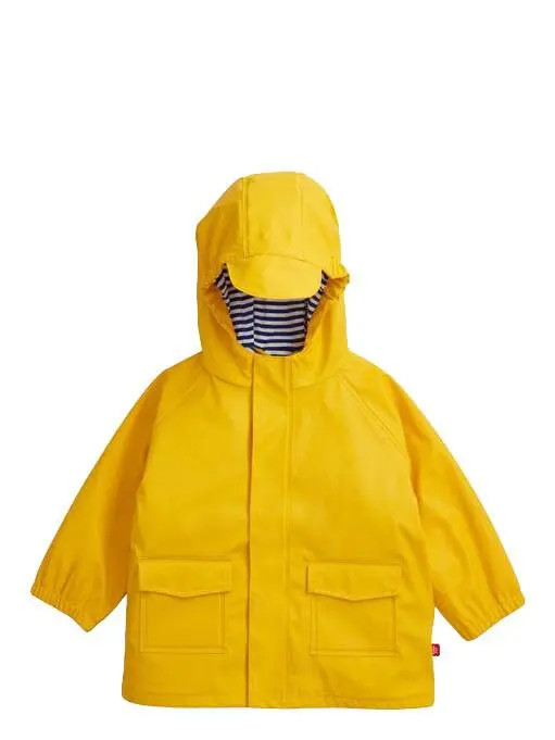 MAGNETIC ME Hooded Raincoat With Magnetic Closure - Yellow