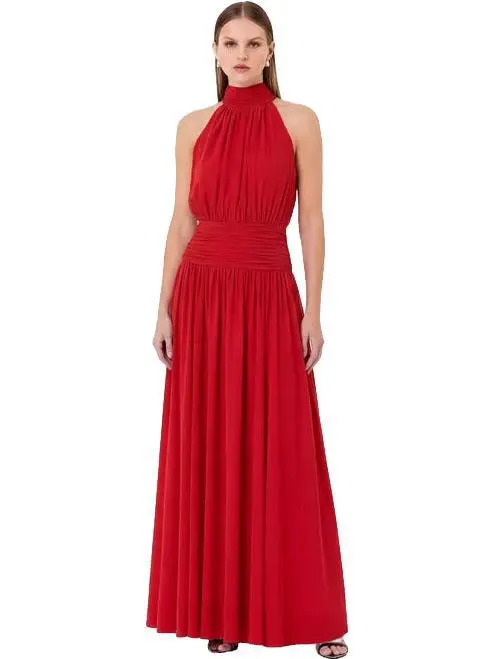 NICHOLAS Tessa Maxi Dress - Tomato
